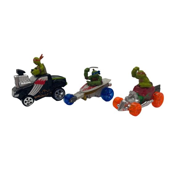 Viacom | Toys | Tmnt Teenage Mutant Ninja Turtles Diecast Vehicles Set ...